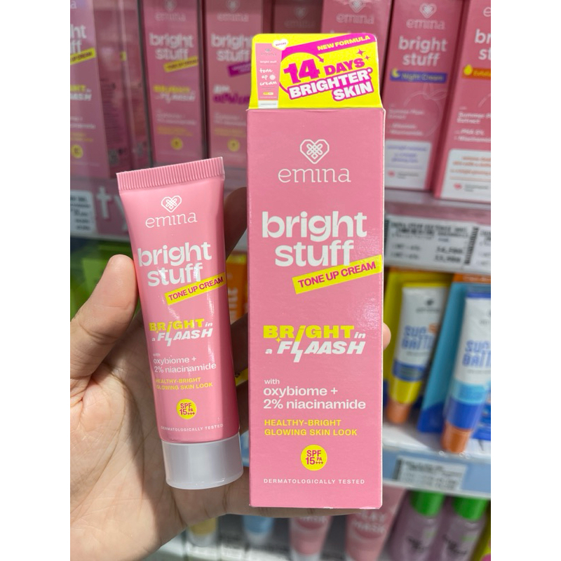 Jual Emina Bright Stuff Tone Up Cream | emina toneup cream | Shopee ...