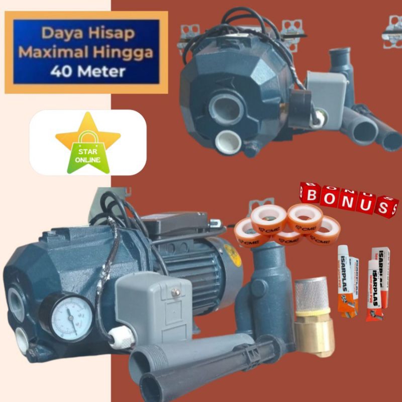 Jual Garansi pompa air National GP 360 jet pump 375 watt otomatis 40 ...
