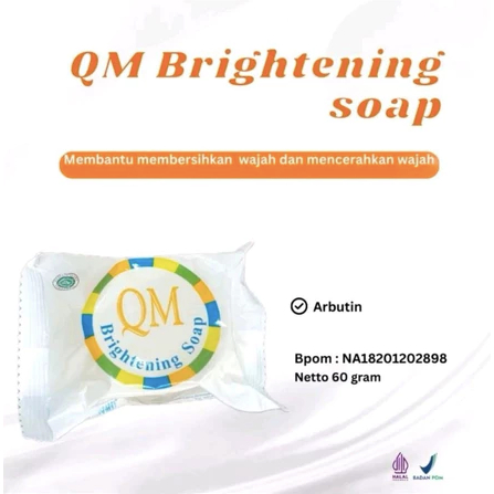 Jual EMKA BPOM SABUN QM BRIGHTENING | QM SABUN BRIGHTENING PUTIH ...