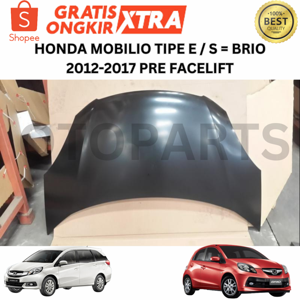 Jual KAP MESIN MOTOR BONNET HONDA MOBILIO BRIO SATYA E S RS 2012 2013 ...