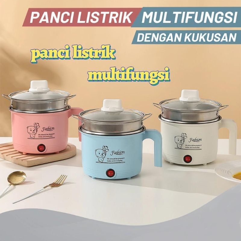 Jual Panci Listrik Serbaguna Goreng Free Kukusan Stainless Electric ...