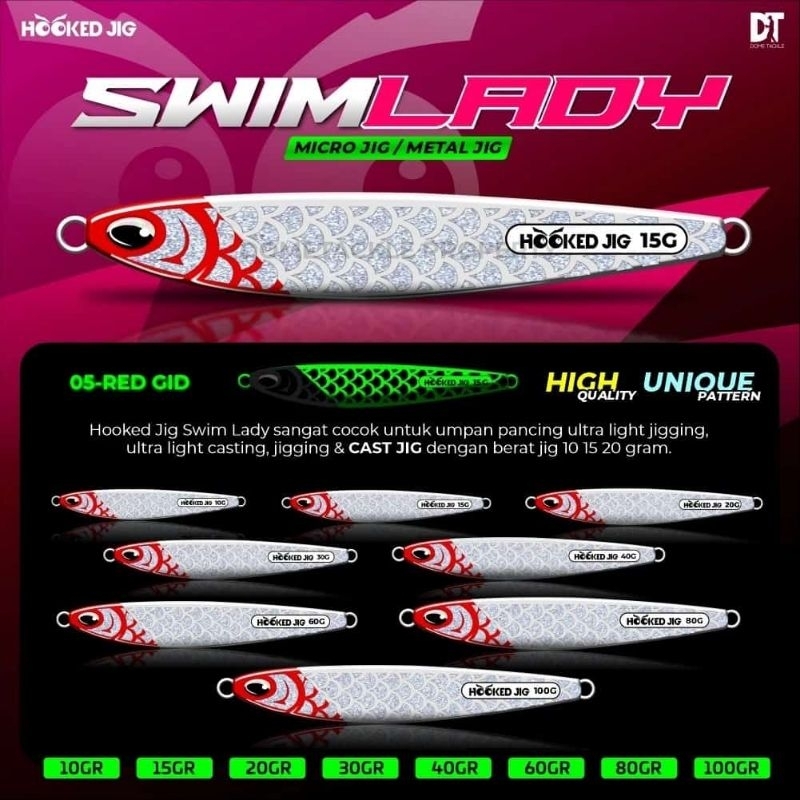Jual JIG 40 GR GID (SWIM LADY) METAL JIG/UMPAN PANCING | Shopee Indonesia