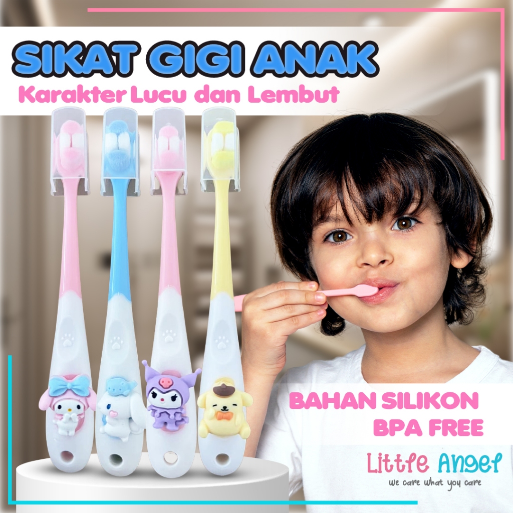 Jual SIKAT GIGI BAYI ANAK SILIKON Baby Training Toothbrush Kids Sikat ...