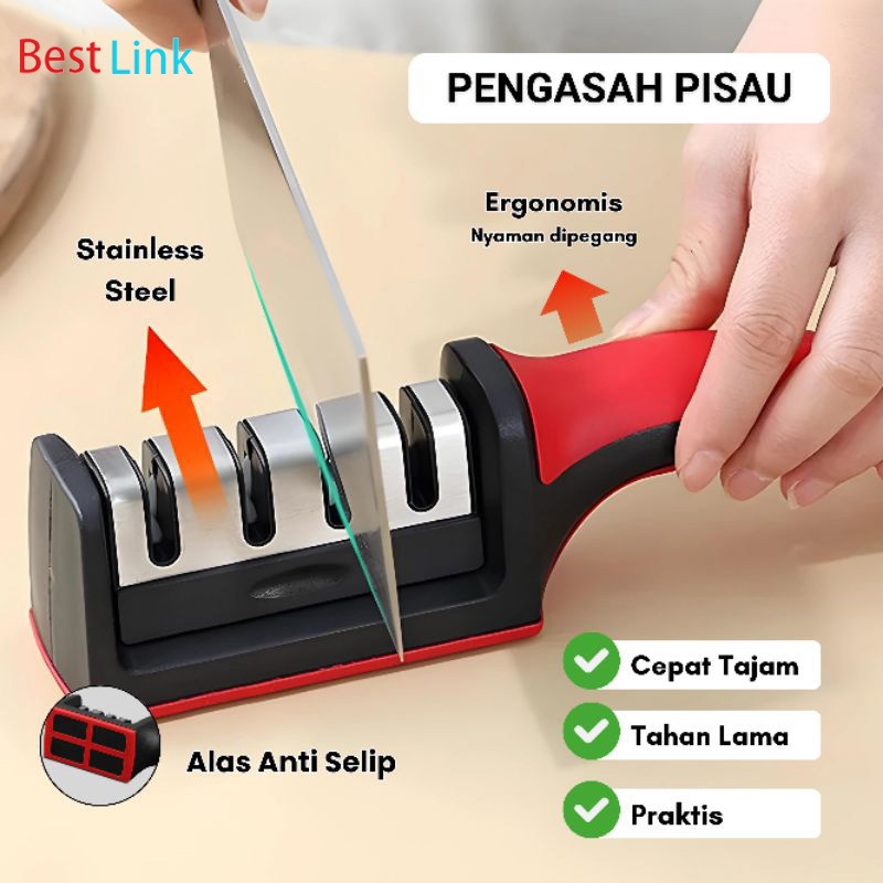 Jual Alat Pengasah Pisau & Gunting 4in1 Serbaguna Alat Pengasah ...