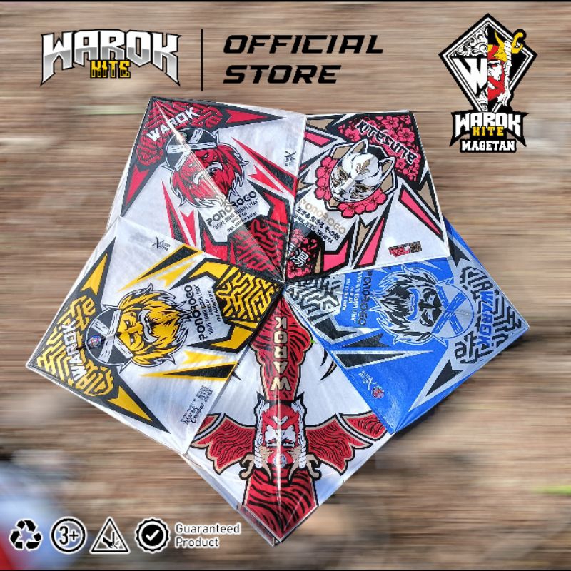 Jual 10Pcs Layangan Sukhoi Tournament Warok MOTIF MIX CAMPUR Spesial ...