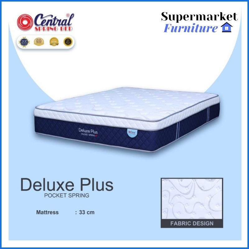 Jual KASUR SPRINGBED CENTRAL DELUXE PLUS POCKET SPRINGBED - MATRASS ...
