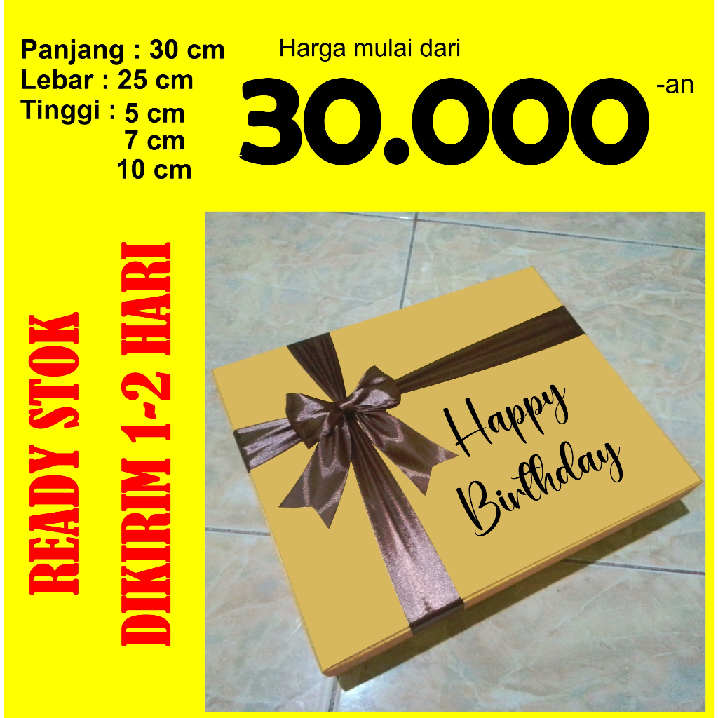 Jual Hardbox 30x25 Pita Kotak Kado Gift Box Hampers Bridesmaid Custom Premium Grosir | Shopee ...