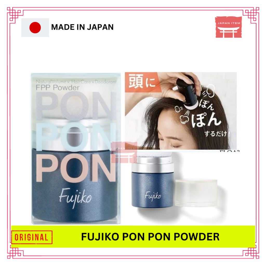 Jual Fujiko Pon Pon Powder Natural Volume Better Than Dry Shampoo Hair Japan | Shopee Indonesia