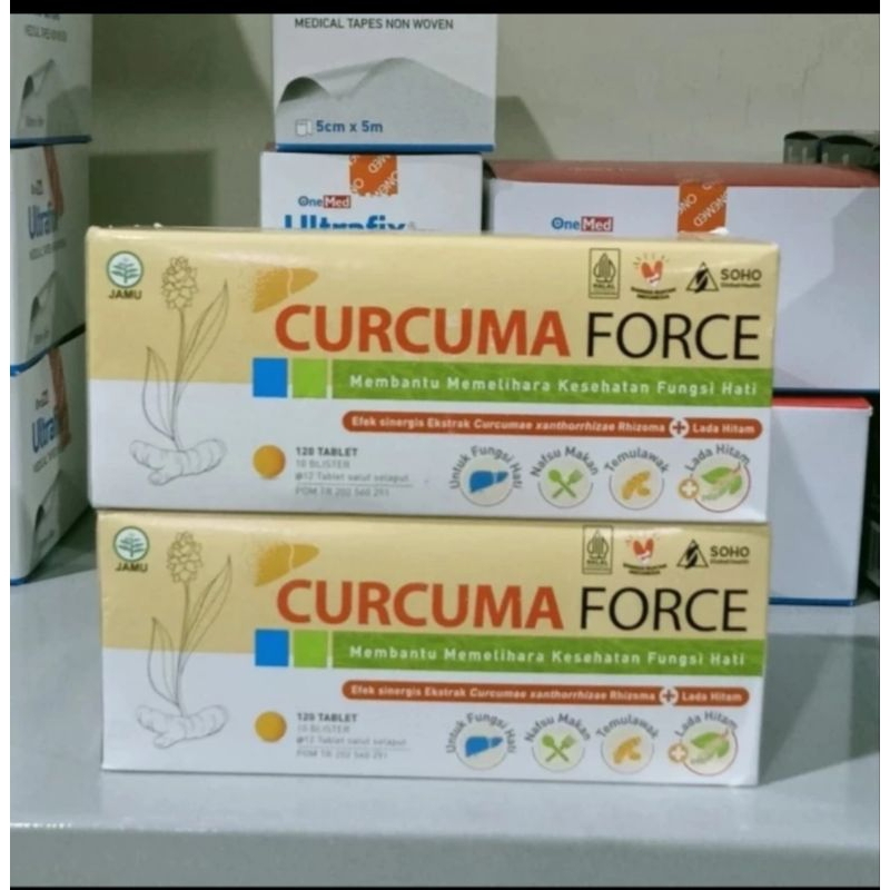 Jual Curcuma force box 120 tablet | Shopee Indonesia