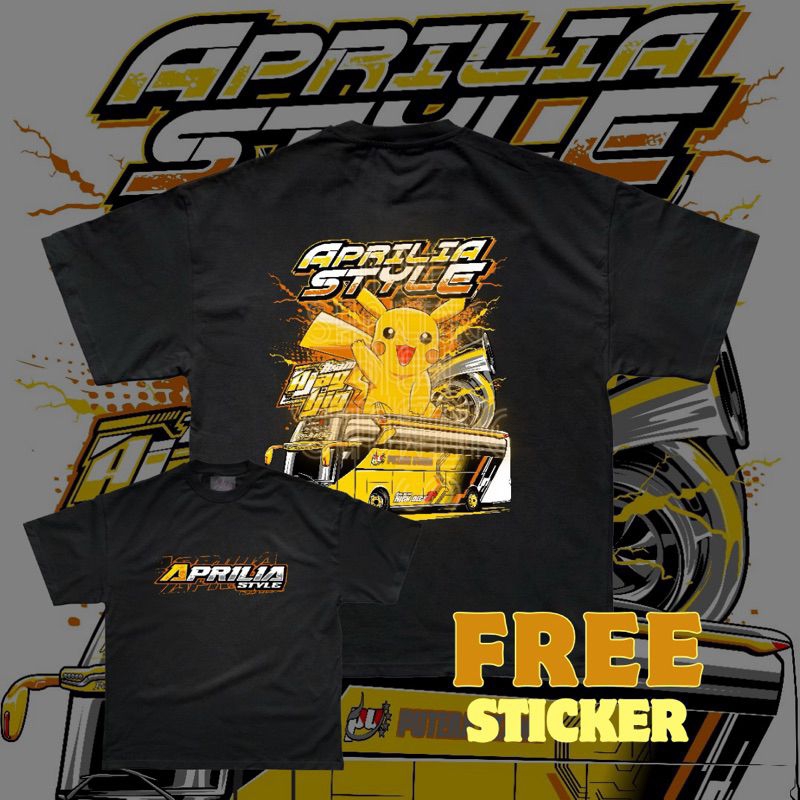 Jual Kaos bus mania Aprilia Style | Baju atasan anak 2-15th Free ...
