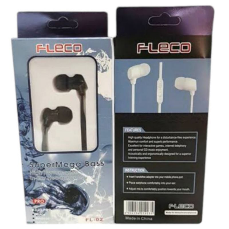 Jual HANDSFREE FLECO FL-02 THE BEST EARPHONE FL02 | Shopee Indonesia