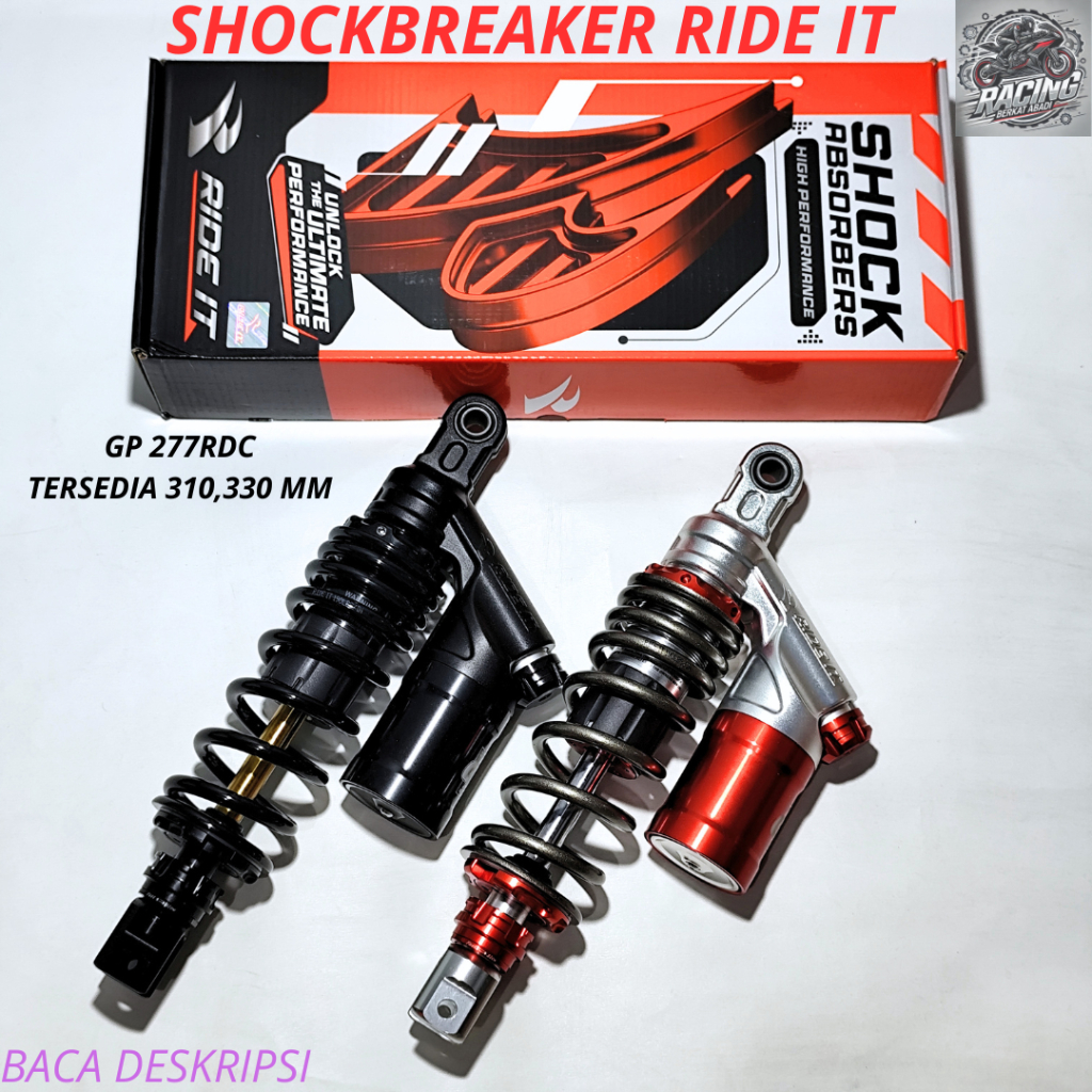 Jual SHOCKBREAKER SHOCK RIDE IT GP 277 RDC Mio, Beat, Scoopy, Genio ...
