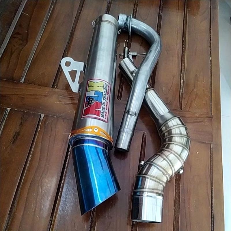 Jual NLK Open Pipe Big elbow Smash 115 Xrm 125 Wave 125 Fury 125 RS 125 ...