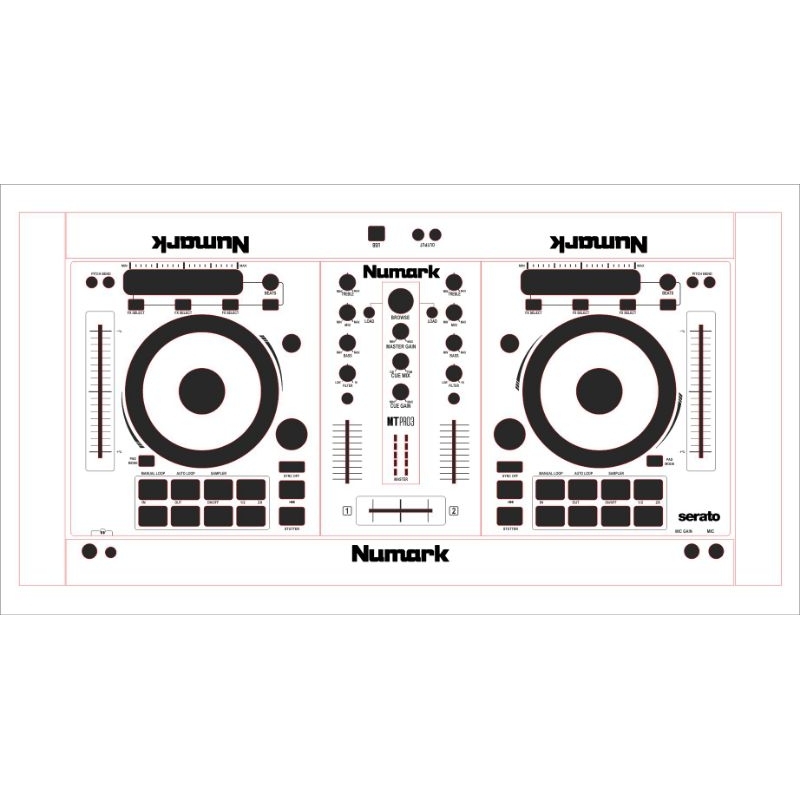 Jual sticker pelindung alat dj NUMARK MT PRO3 | Shopee Indonesia