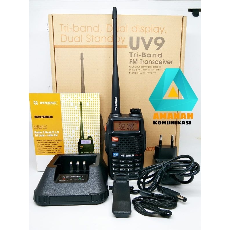 Jual Ht weierwei uv 9r 3 band original murah | Shopee Indonesia