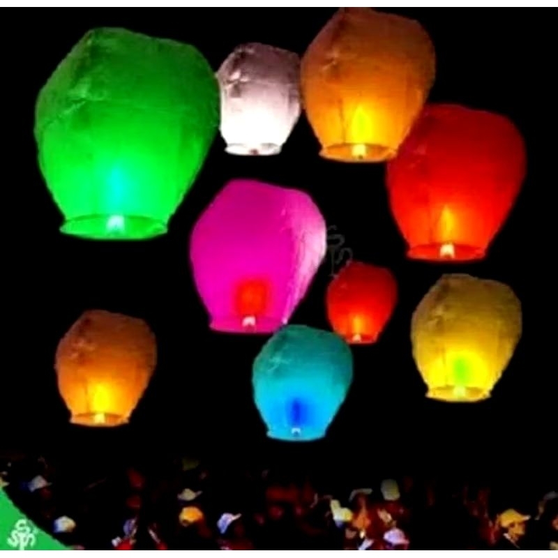 Jual Grosir 10Pcs Lampion Terbang Sky Lantern - Flaying Lantern ...