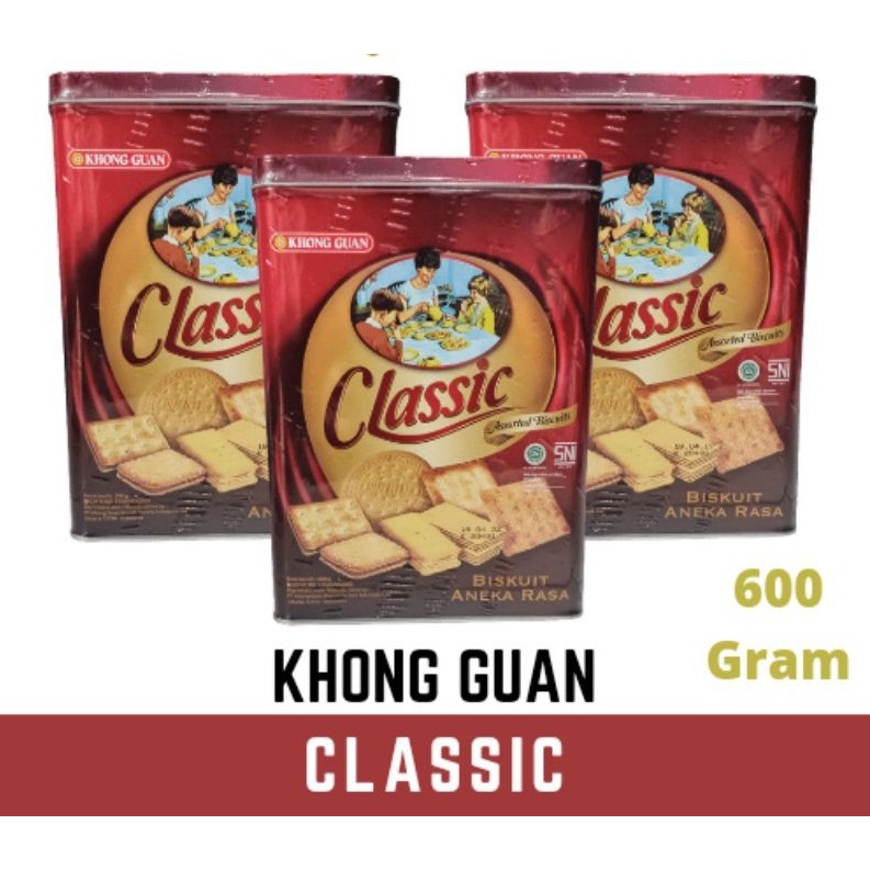 Jual Khong Guan Classic 600gr (Kaleng Besar) | Shopee Indonesia