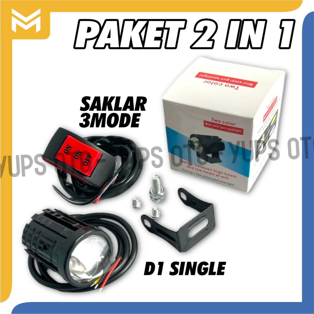 Jual PAKET SAKLAR ON ON OFF 3 MODE SAKLAR LAMPU TEMBAK LASER D 1 2 MODE ...