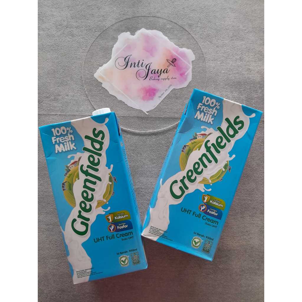Jual GREENFIELDS SUSU UHT FULL CREAM 1L | Shopee Indonesia