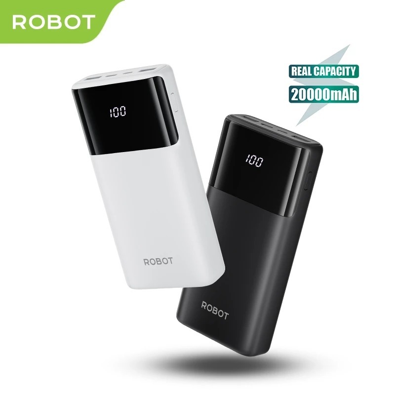 Jual ROBOT Power Bank RT22S Powerbank 20000mah 15W Dual Input 3 Output ...