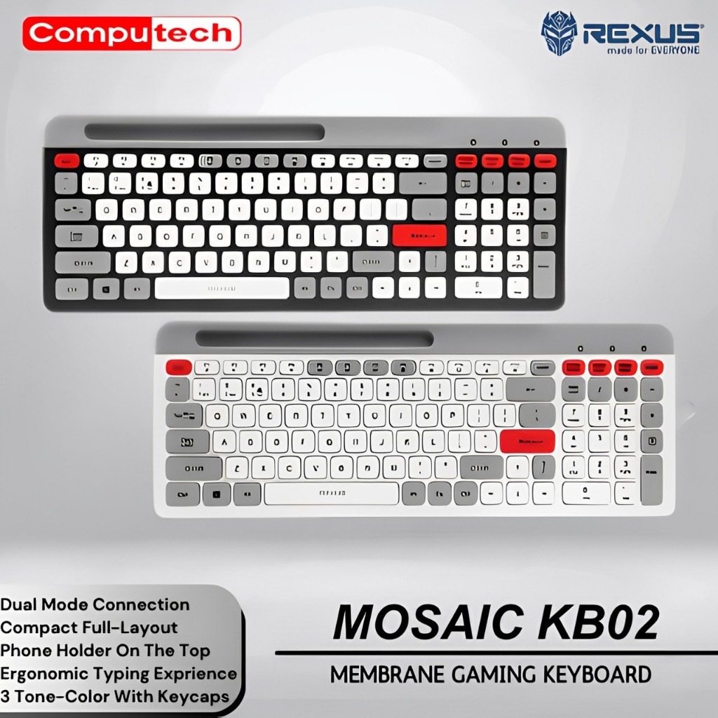 Jual Rexus Office Keyboard MOSAIC KB02 - Rexus MOSAIC KB 02 | Shopee ...