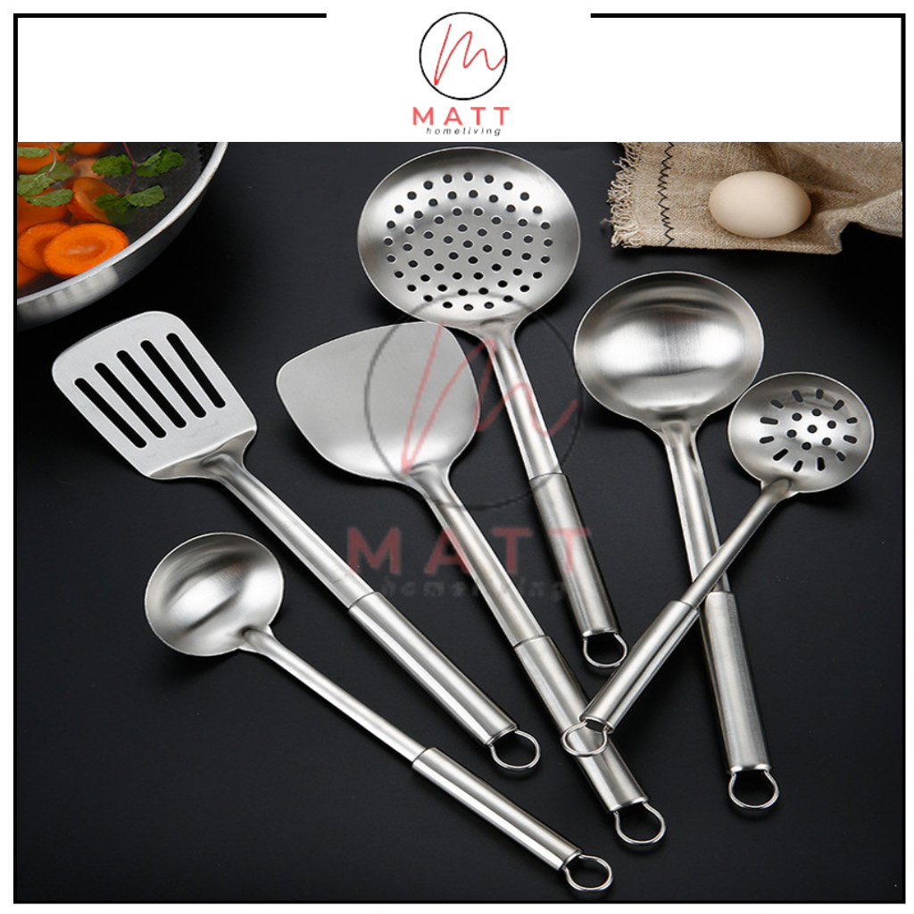 Jual MATT Spatula Premium Stainless Steel Berbagai Varian / Alat Masak ...
