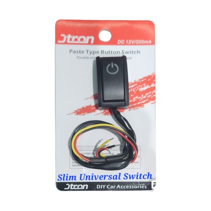 Jual Saklar Switch lampu Slim universal model tempel | Shopee Indonesia
