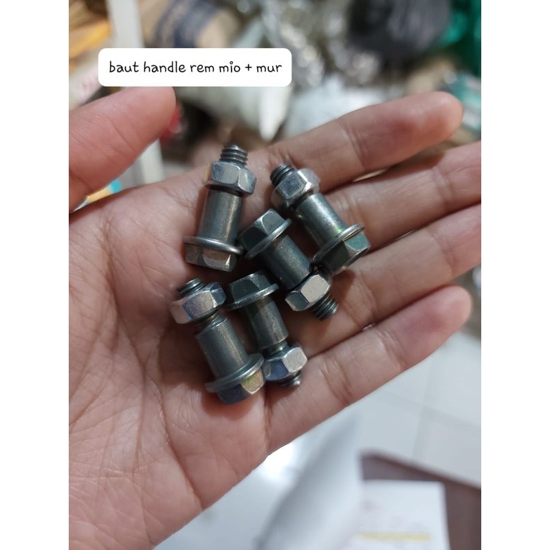 Jual BAUT HANDLE REM MIO + MUR ISI 5PC | Shopee Indonesia