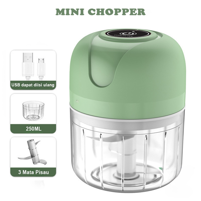 Jual Mini Chopper Blender / Portable Gilingan Mini Bumbu dan Daging ...
