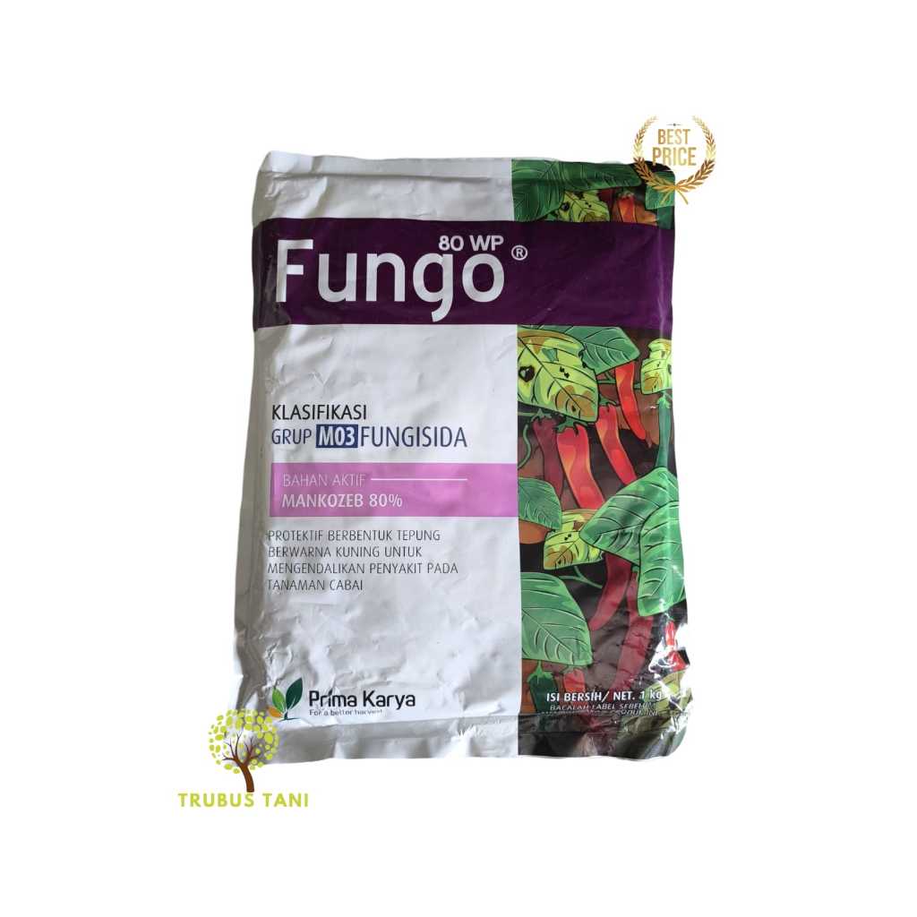 Jual Fungisida Fungo 80 WP obat jamur tanaman 1 kg | Shopee Indonesia