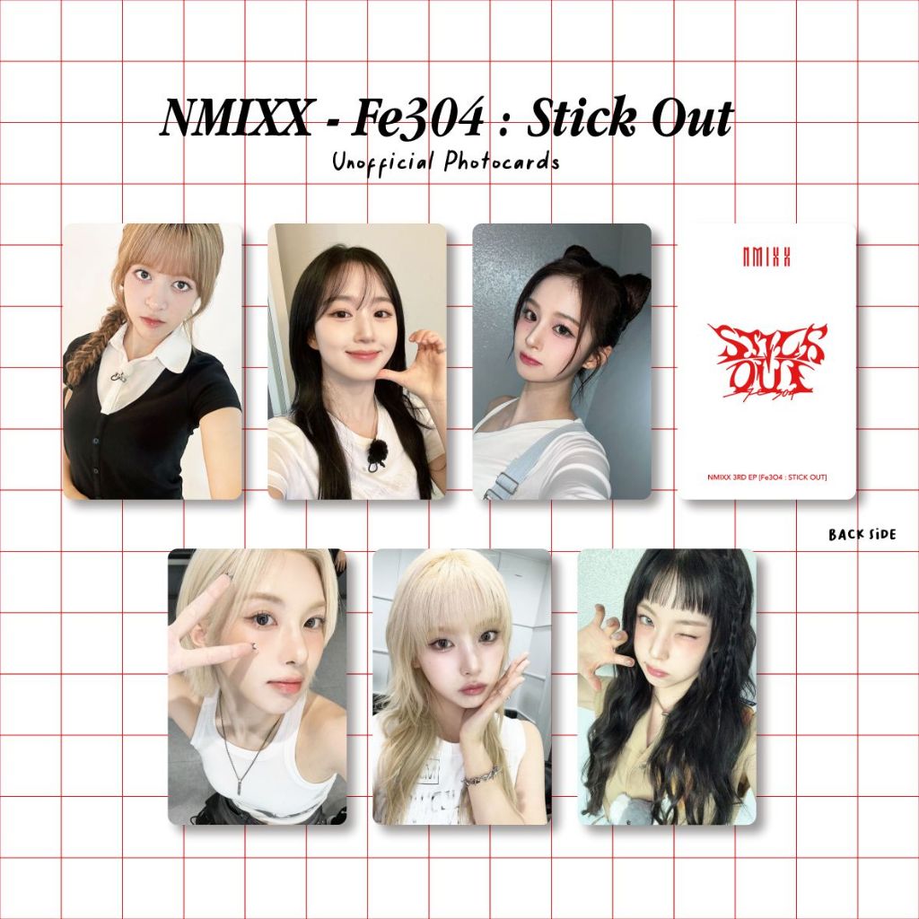 Jual Photocard Premium Nmixx Fe304 : Stick Out 2 Sisi All Member | Shopee Indonesia
