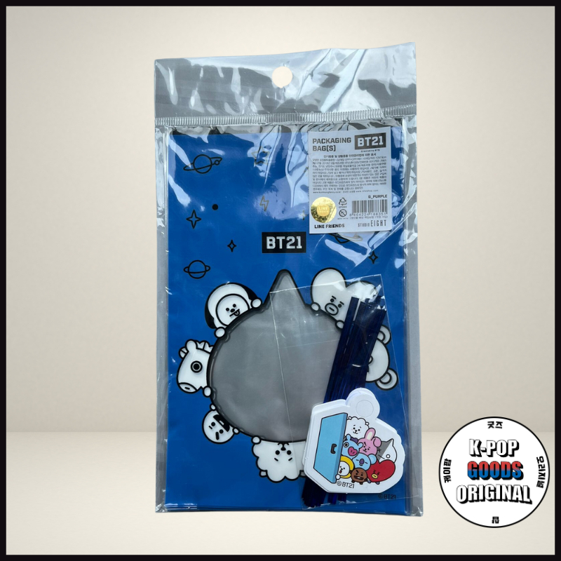 Jual BT21 Packaging Bag[s] Blue | Shopee Indonesia