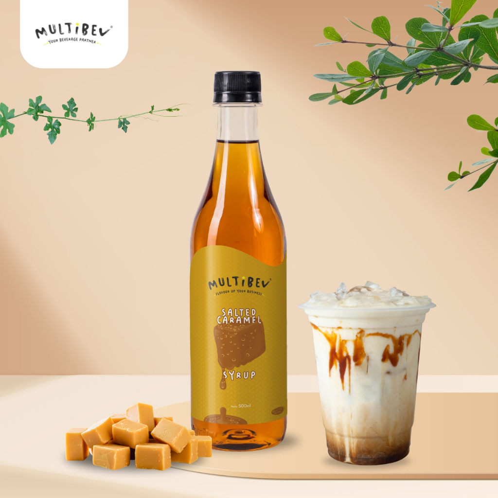 Jual MultiBev - Syrup Salted Caramel Bottle 500ml - Sirup Minuman Rasa ...