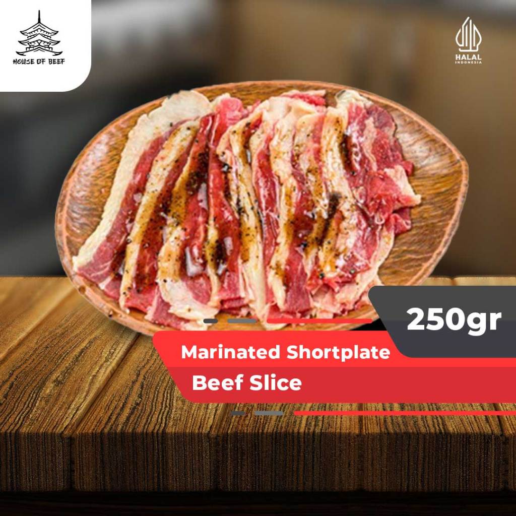 Jual Marinated Shortplate Beef Slice 250gr Marinasi Daging Sapi Iris ...