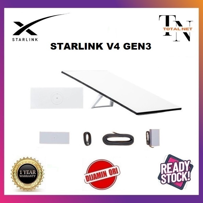 Jual Starlink Gen 3 V4 Standard Dual Wifi System W/2 Lan Port RJ45 ...