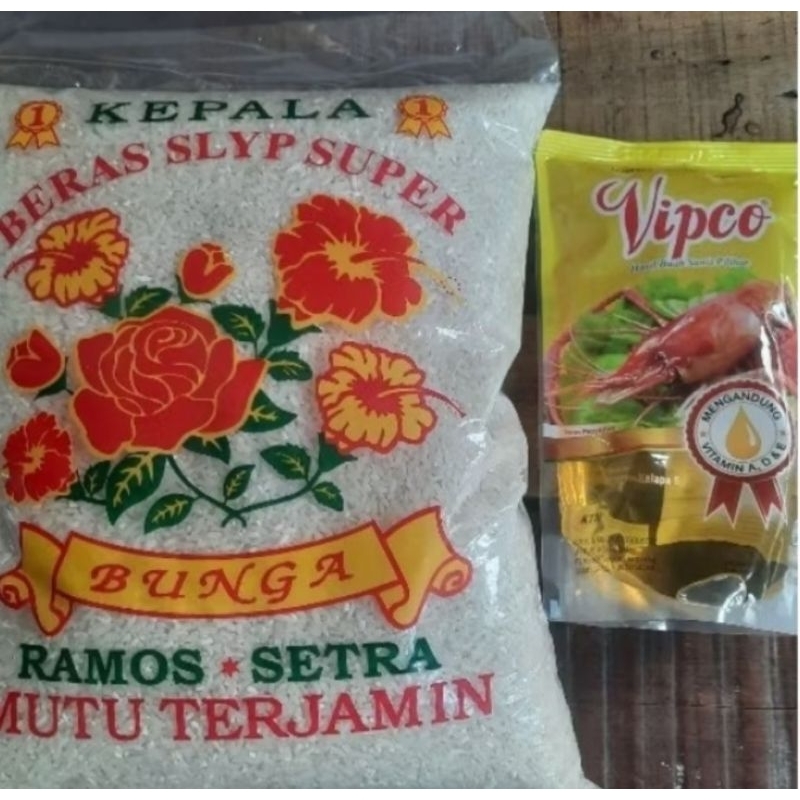 Jual Paket Beras 5 liter & 1 liter Minyak | Shopee Indonesia
