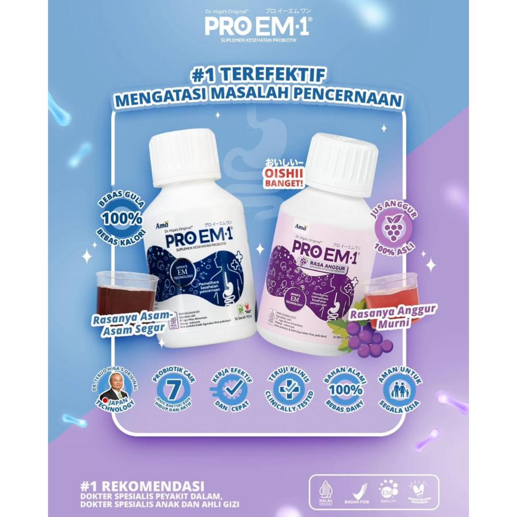 Jual Probiotik PRO EM1 Anak Dewasa 90 ml | Memelihara Kesehatan ...