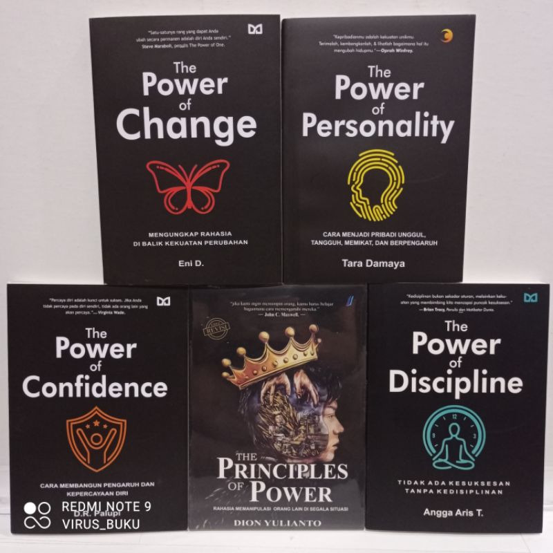Jual Paket isi 5 Motivasi The Power of Change + Confidence + Discipline + The Principles Of ...