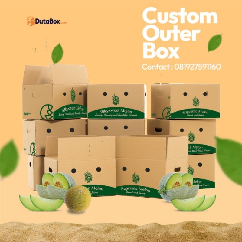 Jual Custum Dus Buah / Kardus Buah Custum / Box Buah Custum | Shopee ...