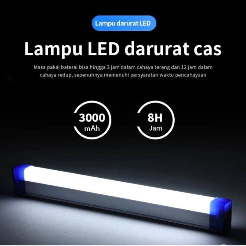 Jual Lampu LED T5 Emergency Magnetic 3 Mode Lightning Lampu Darurat ...