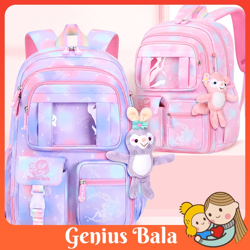 Jual Genius Bala Tas Ransel Sekolah Anak Perempuan Tas Sekolah Anak Anti Air Tas Sekolah Model ...