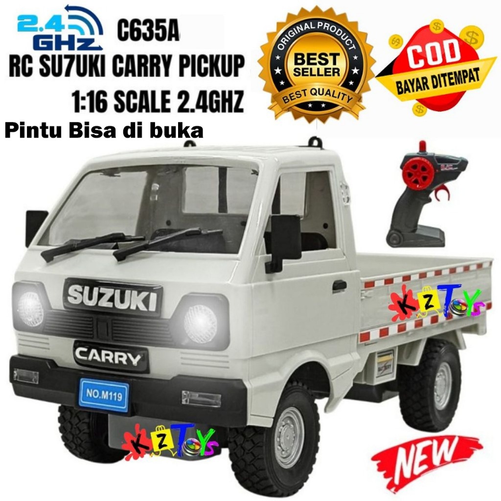 Jual MOBIL REMOTE RC PICK UP SUZUKI CARRY SCALE 1:16 2WD BATRE CASH ...