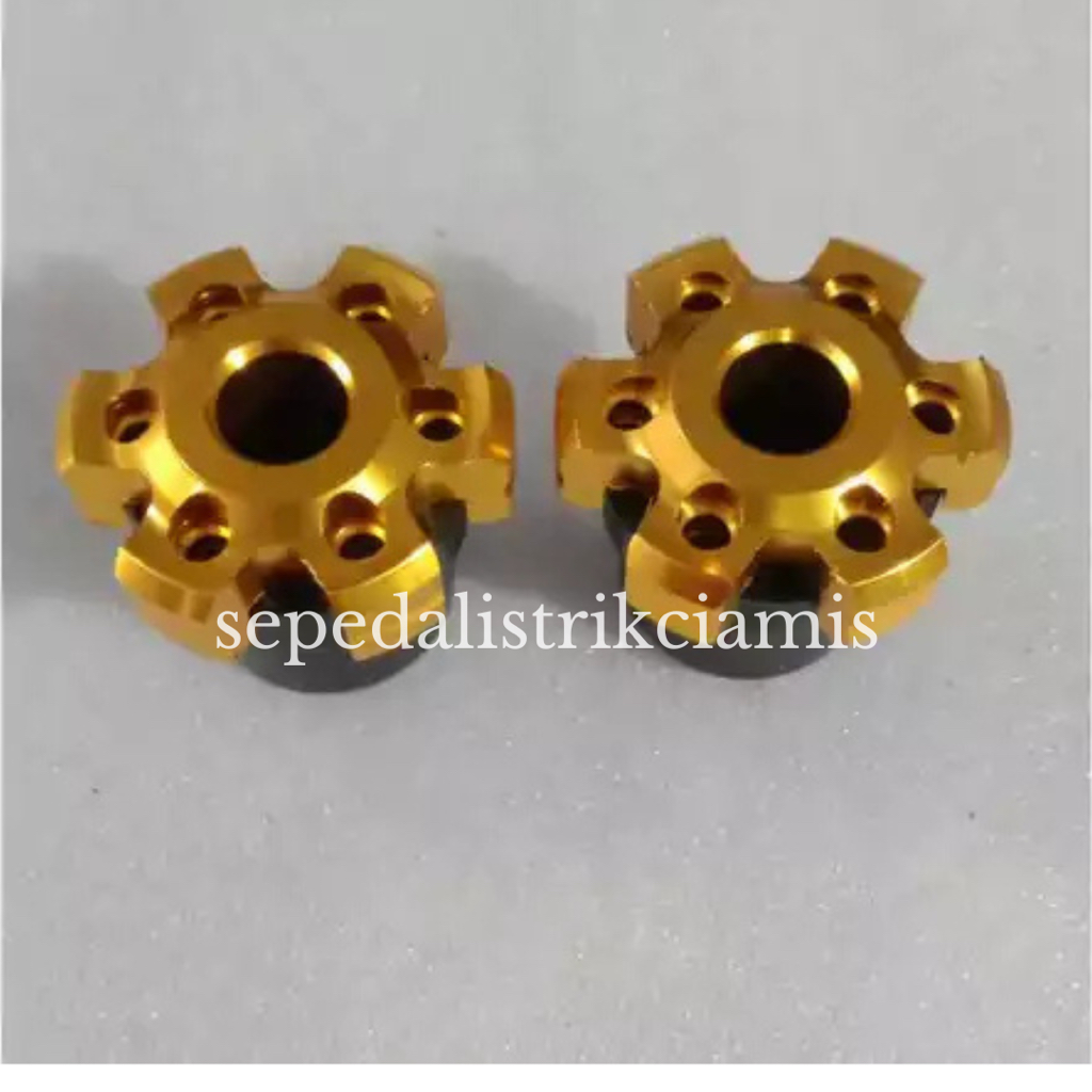 Jual Bandul As Roda Depan Sepeda Listrik Motor Universal Gold / Jalu As ...