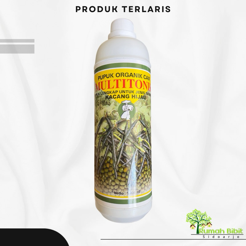 Jual Pupuk Organik Cair Multitonik 1 liter PADI KACANG HIJAU UMUM ...