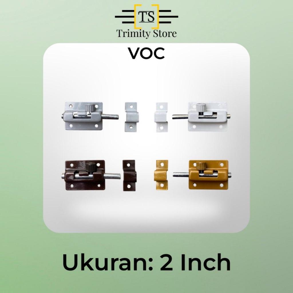Jual VOC Grendel Besi Veer / Per / Slot / Selot Pintu Jendela Ukuran 2 ...