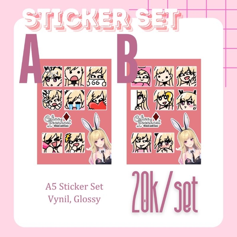 Jual STICKER SHEETS CELINE LEONHART VTUBER | Shopee Indonesia