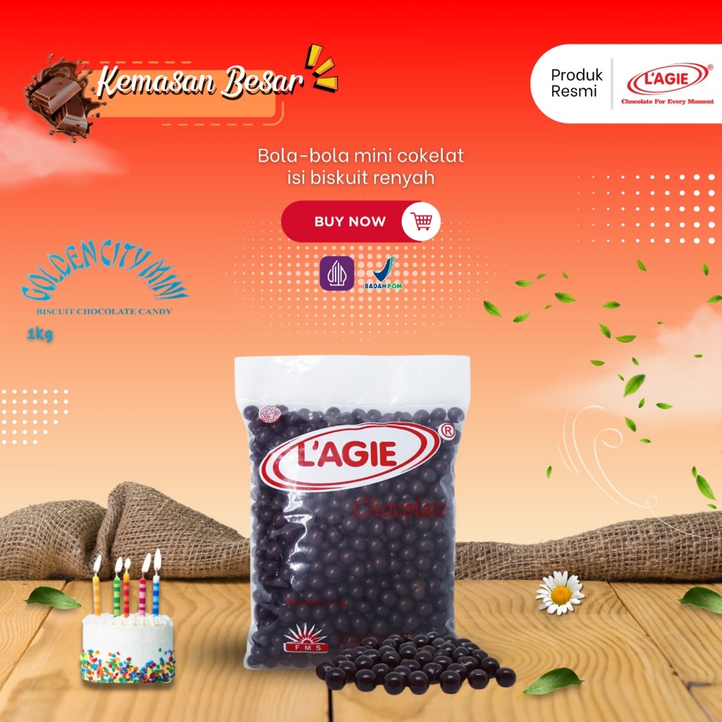 Jual LAGIE GOLDEN CITY MINI COKELAT 1KG | Shopee Indonesia