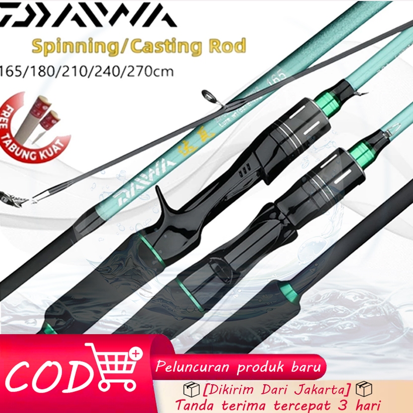 Jual 2024 New DAIWA joran pancing Casting joran Spinning 1.65m/1.8m/2.1m/2.4m/2.7m daiwa Fishing ...