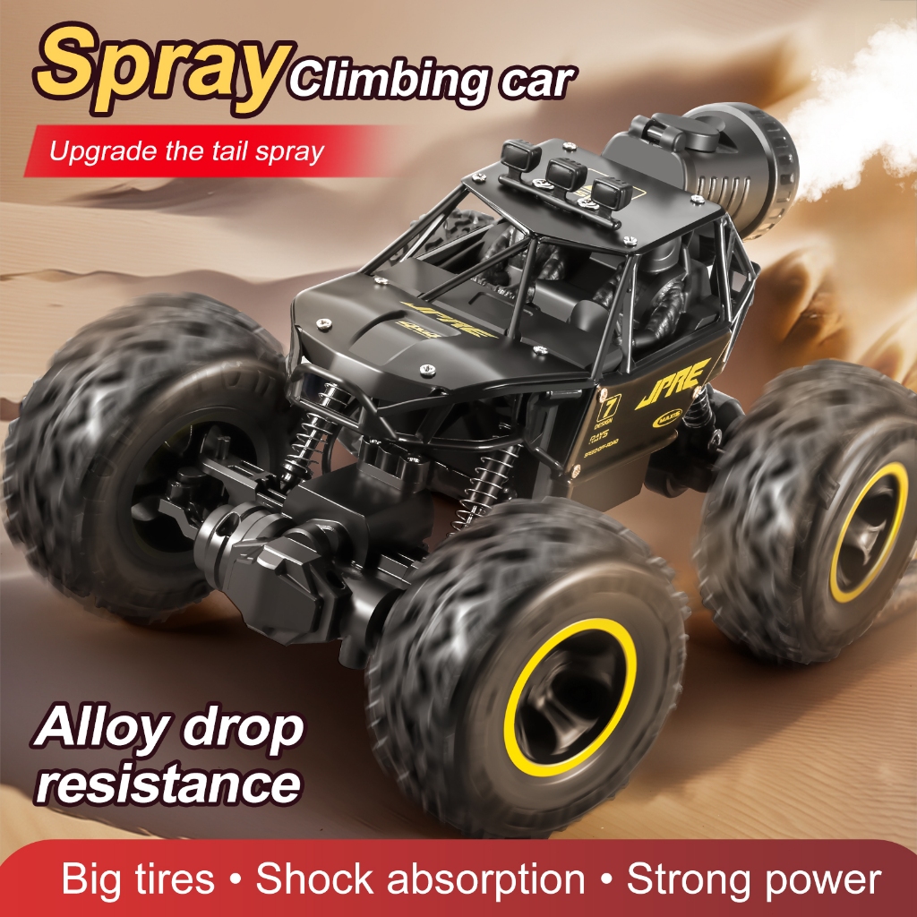 Jual Mobil Remote Control Besar Mainan Spray Offroad Alloy Climbing Car RC Rock Crawler Off-road ...