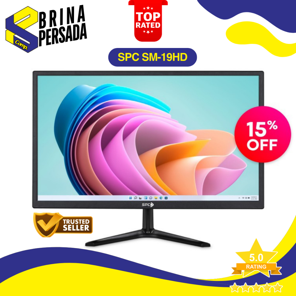 Jual SPC SM-19HD Monitor LED 19 inch HD | Shopee Indonesia